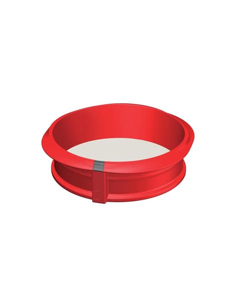 MOLDE TARTA EN SILICONA CILINDRICO FONDO DESMONTABLE