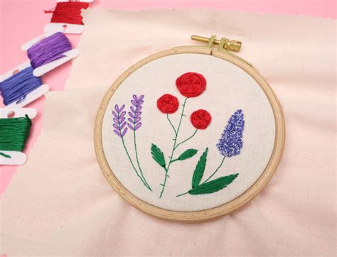 Tutorial Di Ricamo Fiori Primaverili Dritte Al Punto