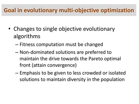 ppt evolutionary multi objective optimization a big picture powerpoint presentation id 2495718