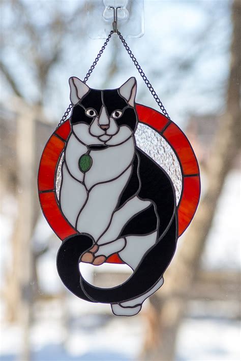This Item Is Unavailable Etsy Cat Stain Stained Glass Custom Cat