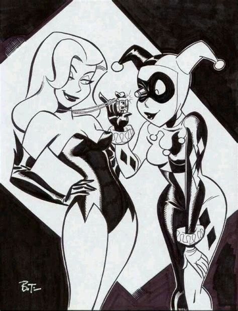 Poison Ivy And Harley Quinn Batman The Animated Series Bruce Timm Mg Bruce Timm Bd Comics
