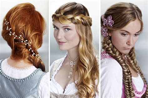 Oktoberfest Dirndl Frisuren 9 schönsten Dirndl Frisuren fürs