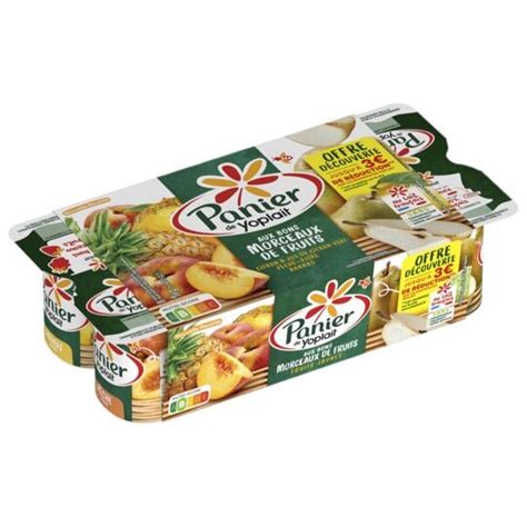 Yaourt aux fruits jaunes panier standard YOPLAIT le 8 pots de 125g à