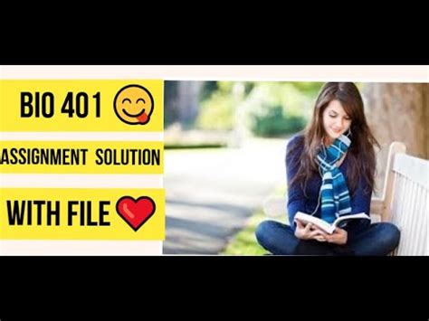 BIO 401 Assignment Solution With File YouTube