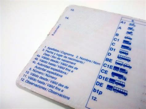 Tipos De Permisos De Conducir En Espa A