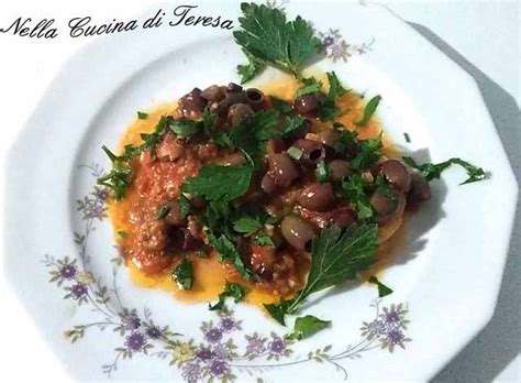 NELLA CUCINA DI TERESA CUORI DI MERLUZZO CON POMODORINI E OLIVE
