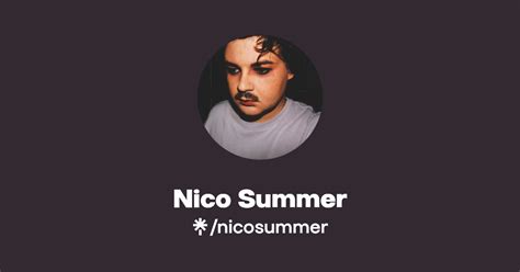 Nico Summer Instagram Tiktok Linktree