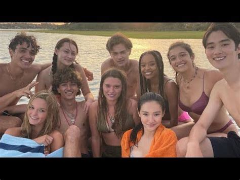 The Summer I Turned Pretty Cast Behind The Scenes Youtube In