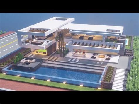 Minecraft Tutorial Modern House Gracium Modern City 23 Artofit