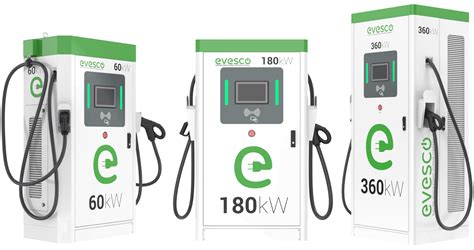 DC Fast Chargers For EV Electric Vehicles Level 3 Charging EVESCO