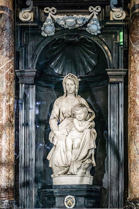 Vierge De Bruges De Michel Ange A L Glise Notre Dame Peintre