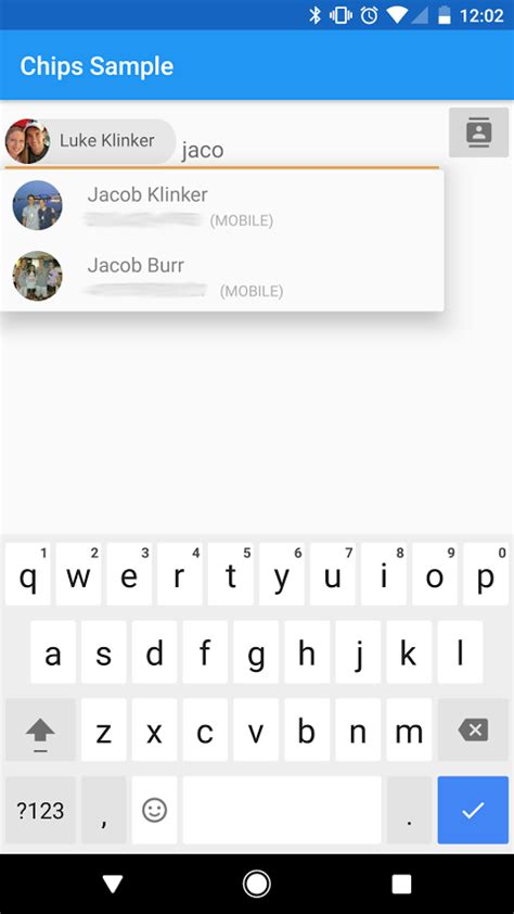 the android arsenal autocomplete android chips edit text