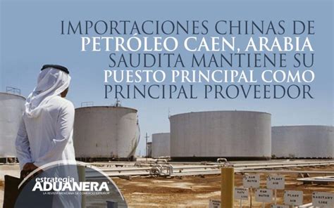 Importaciones chinas de petróleo caen Arabia Saudita mantiene su