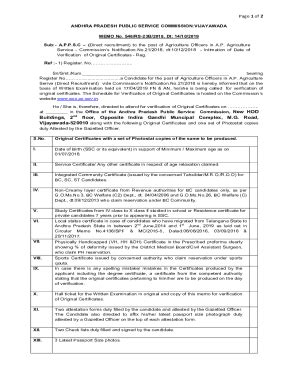 Fillable Online Psc Ap Gov The Mains Examination For The Post Of