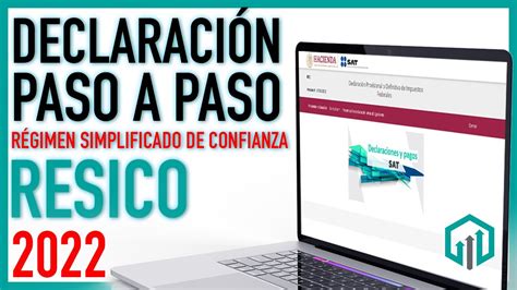 Como Hacer La Declaracion De Resico Regimen Simplificado De Hot Sex