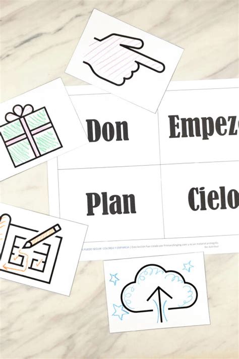 El Plan De Dios Puedo Seguir Colorea Y Empareja Primary Singing