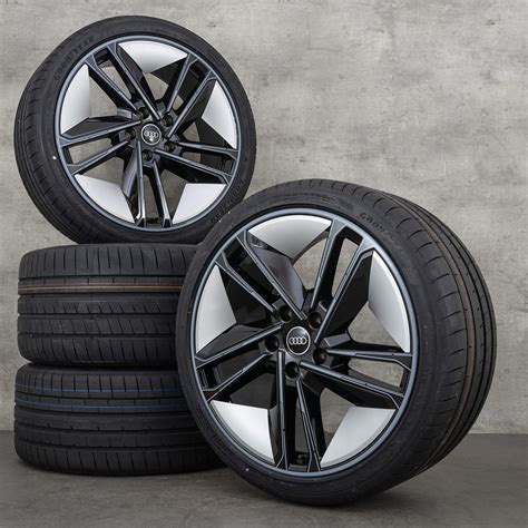 Jante Audi 21 inch e tron GT FW Quattro RS anvelope de vară roți NOU