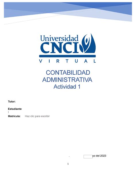 Copia De Contabilidad Administrativa Act Tutor Estudiante