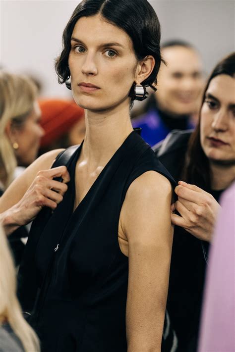 Backstage At Jil Sander Fall Winter Archives Adam Katz Sinding