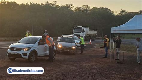 Maio Amarelo Blitz Educativa Na Barragem Da UHE Ilha Solteira Orienta