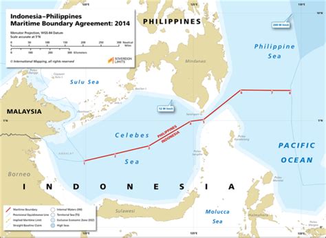 IndonesiaPhilippines Maritime Boundary Sovereign Limits