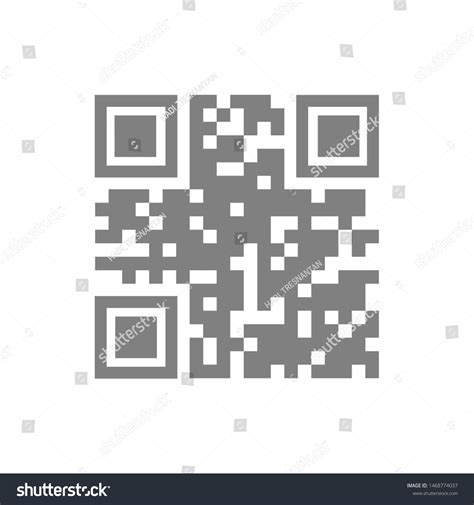 QR Code Icon Illustration Of Square Codes As A Royalty Free Stock