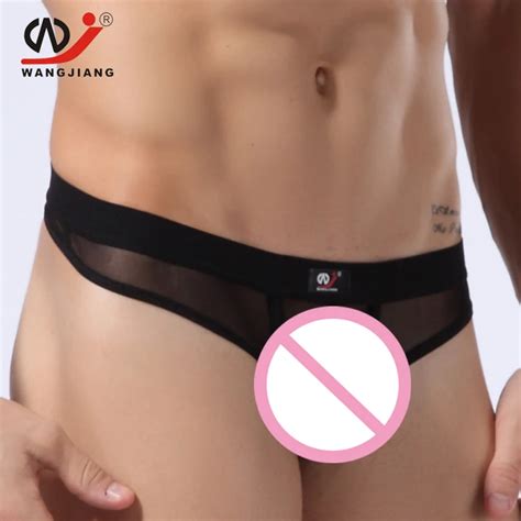 Hombres Gay ropa interior suspensorio Tangas Gay Sexy erótico Homens