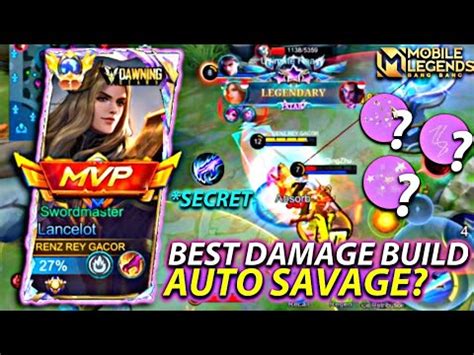 LANCELOT DAMAGE BUILD TERSAKIT BEST FOR NEW PATCH 2024 TOP GLOBAL