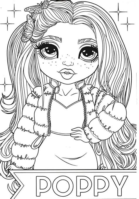 Coloriage Rainbow High à imprimer sur ColoriageEnfant