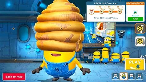 Beehive Carl Minion Vs Vector And Drones Boss Battle In Despicable Me