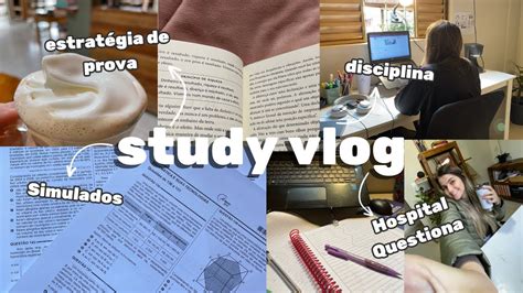 STUDY VLOG rotina de uma vestibulanda simulados estratégia de