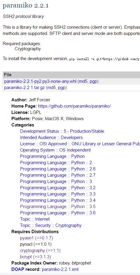 python 3 x paramiko模块安装过程中的错误 程序员大本营