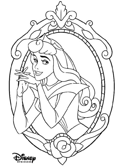 Coloriage Princesse Aurore à imprimer
