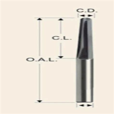 Solid Carbide Straight Tapered Ball Nose Bit At Rs 1846 Piece Metal