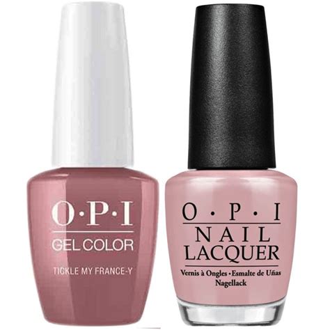 OPI GelColor Matching Lacquer Tickle My France Y F16 Universal
