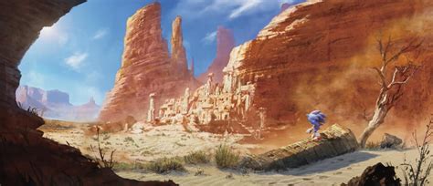 Deserted Land Concept Art Sonic Frontiers Art Gallery