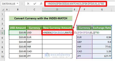 Automatic Currency Conversion Excel Printable Templates Free