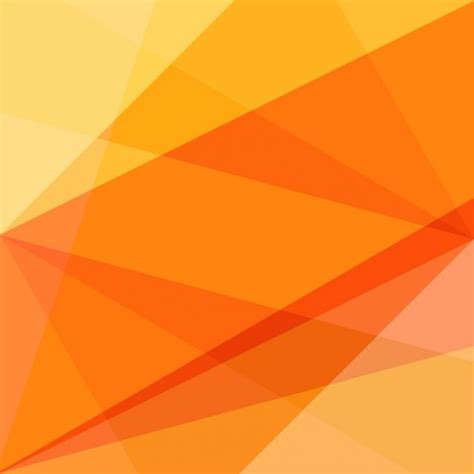 Fundo geométrico laranja Vetor Grátis