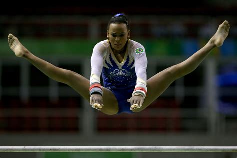 Team Brazil Olympic Gymnast Rebeca Andrade In Images