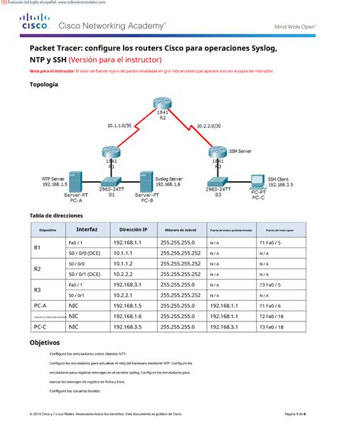 Packet Tracer Configure Cisco Routers For Syslog Ntp And
