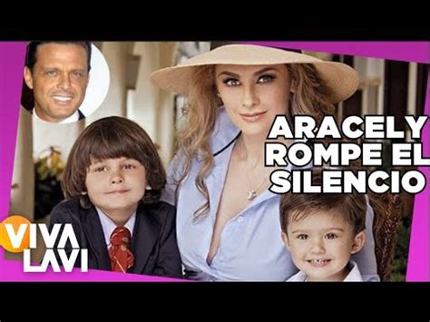 Aracely Arámbula rompe el silencio sobre pleito con Luis Miguel