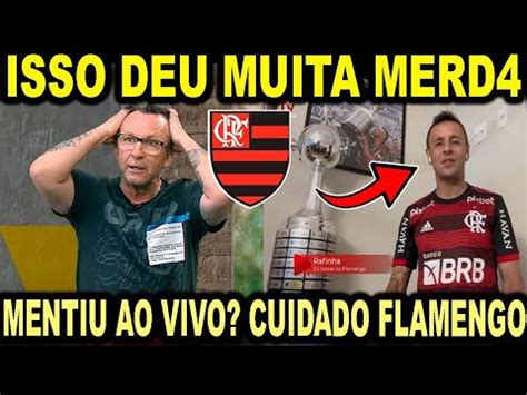 AGORA DEU MUITA MERD4 ELE MENTIU AO VIVO SOBRE O FLAMENGO GABIGOL E