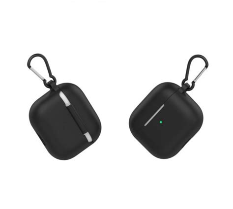 Devia Airpods Naked Silicone With Loophole Series Black