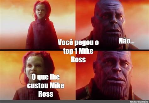 Сomics meme Não Você pegou o top 1 Mike Ross O que lhe custou Mike