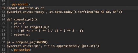 在 html 中写 python，在浏览器里执行——pyscript使用教程 wistbean wistbean