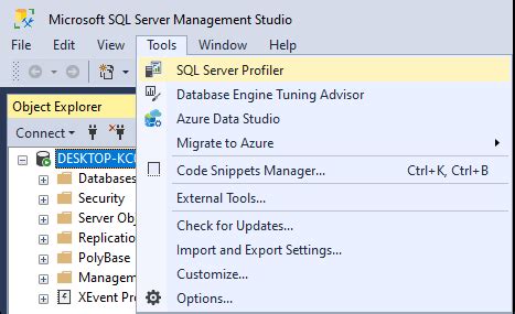 SQL Server PROFILER Javatpoint