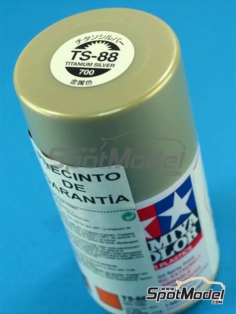 Tamiya 85088 Spray Titanium Silver TS 88 1 X 100ml Ref TS 88