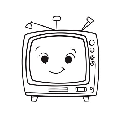 Coloring Sheet Of A Televison