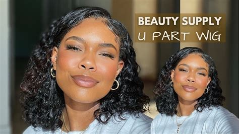 Beauty Supply U Part Natural Short Curly Wig Featuring ShakeNGo Tru