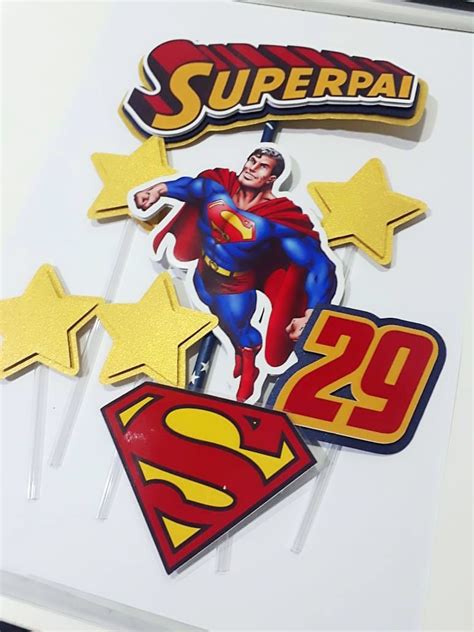 Topo De Bolo SuperPai Superpai Topo De Bolo Bolo